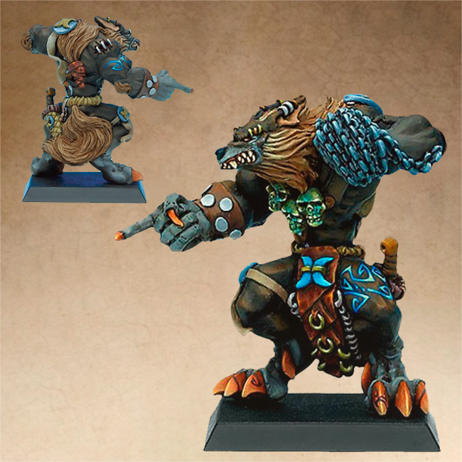 Wolfen Predator 1 w/ chain - Rackham Confrontation