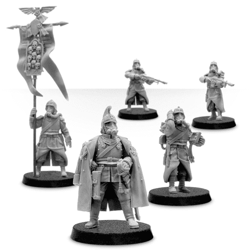 Death Korps of Krieg Command HQ Squad